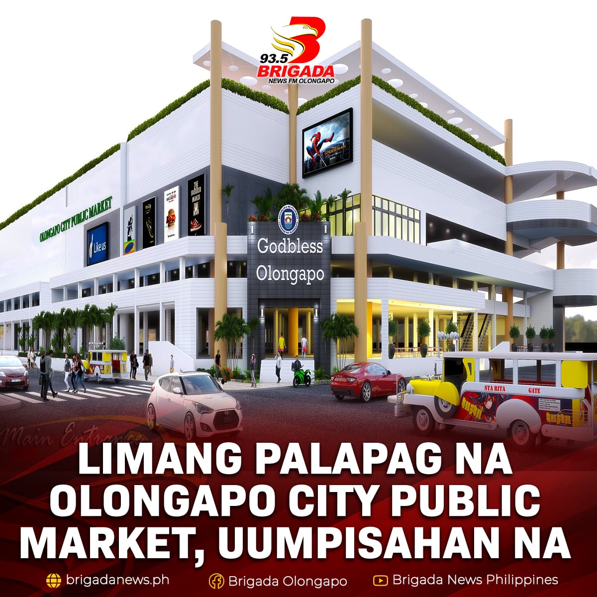 Limang palapag na Olongapo City Public Market, uumpisahan na - Brigada News