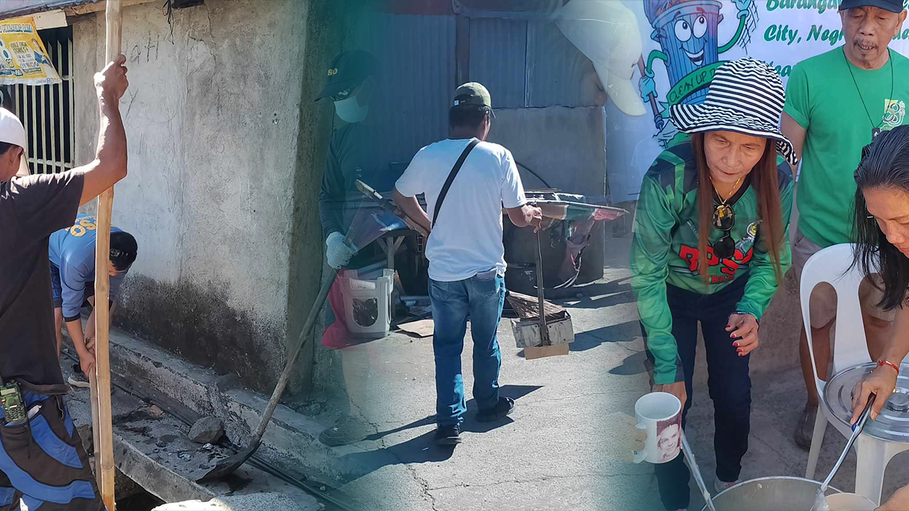 Clean up drive and Feeding Program gipahigayon sa sa tulo ka zona sa ...