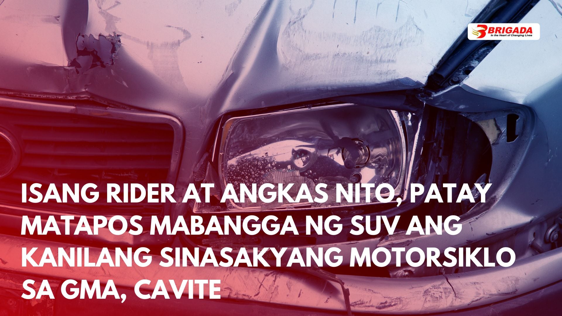 Rider at angkas nito, patay matapos mabangga ng SUV ang sinasakyang ...