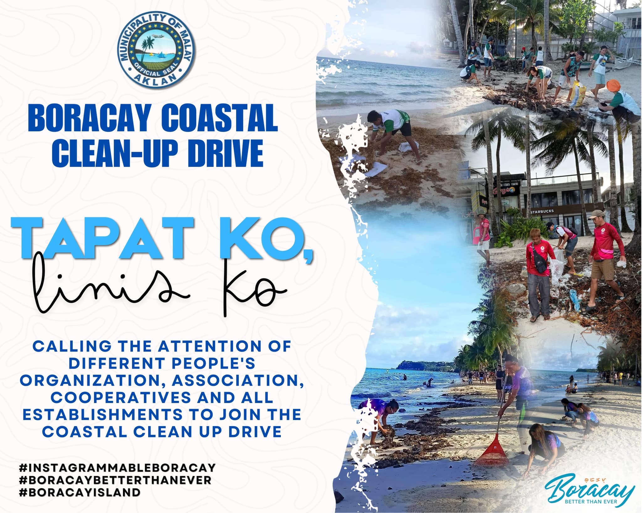 Coastal clean-up drive sa Boracay, ginapatigayun - Brigada News Philippines